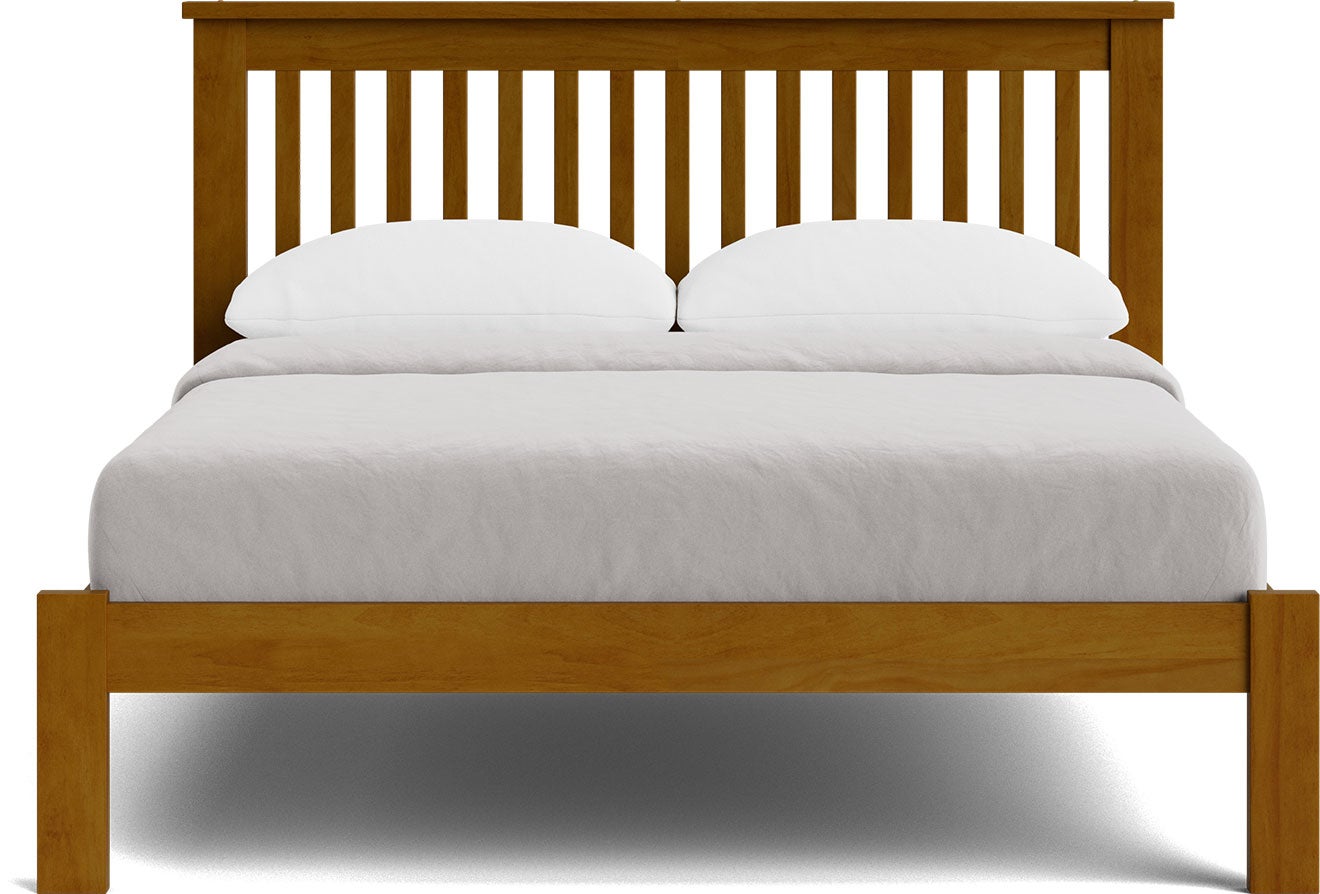 Brook Slatted Single Slat Bed - Old Rimu