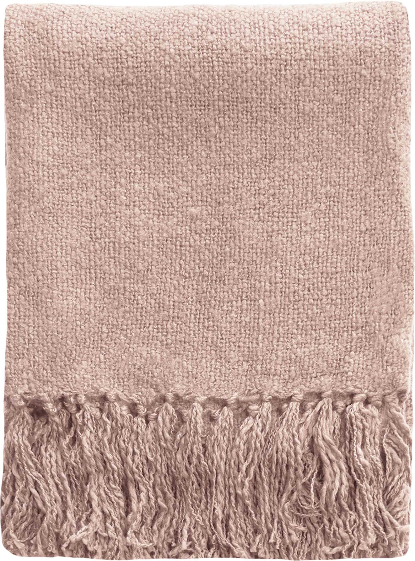 Ollo Serenade Throw - Dusky Rose
