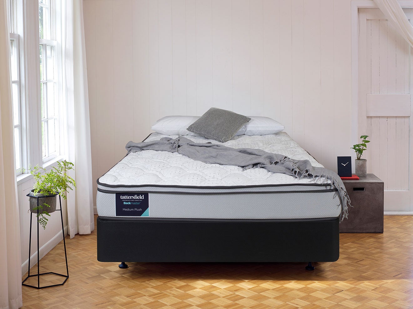 Tattersfield Backmaster Medium-Plush Super King Bed